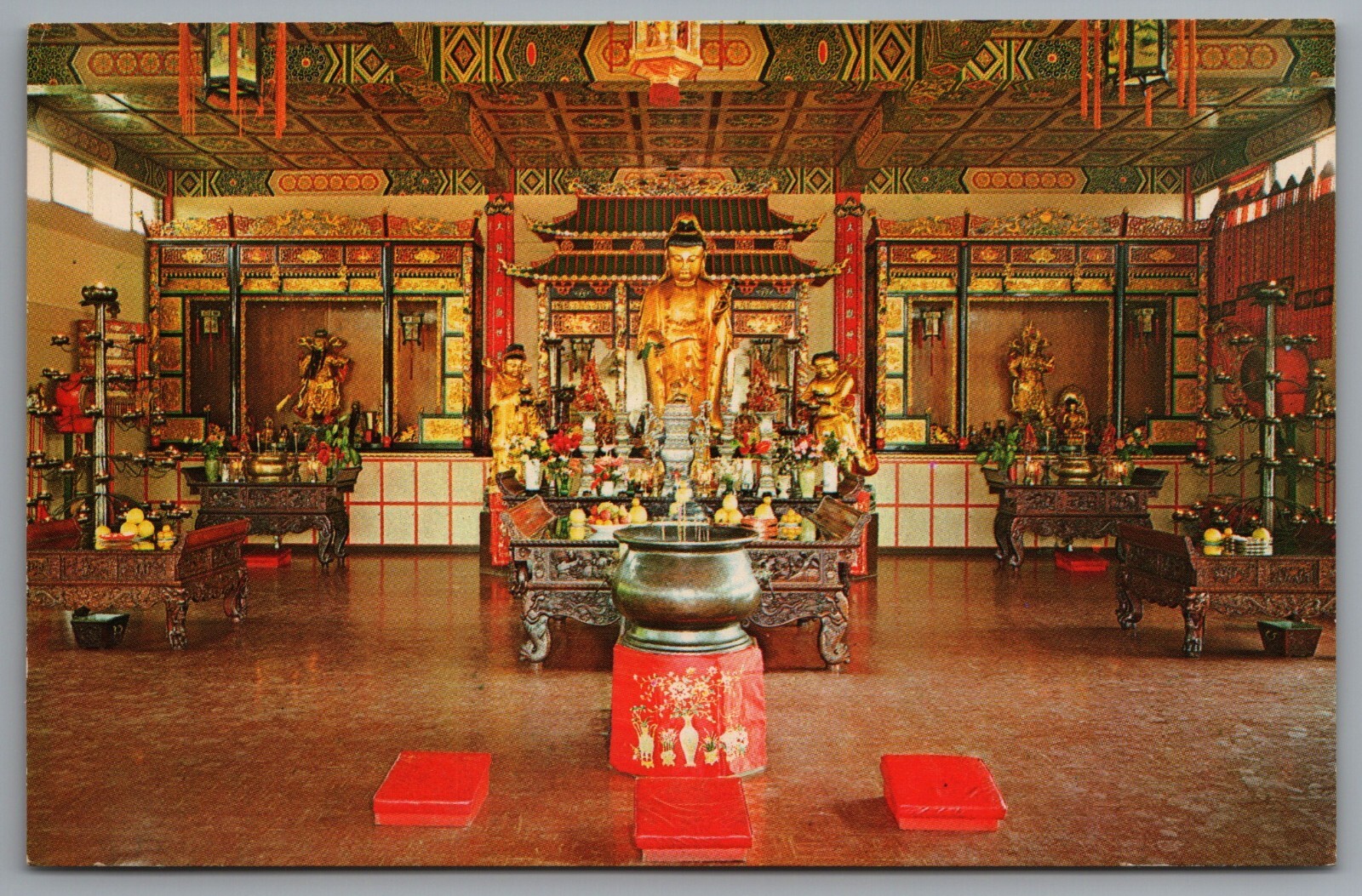 Honolulu Hawaii Kwan Yin Temple Interior View 170 South Vineyard Street ...