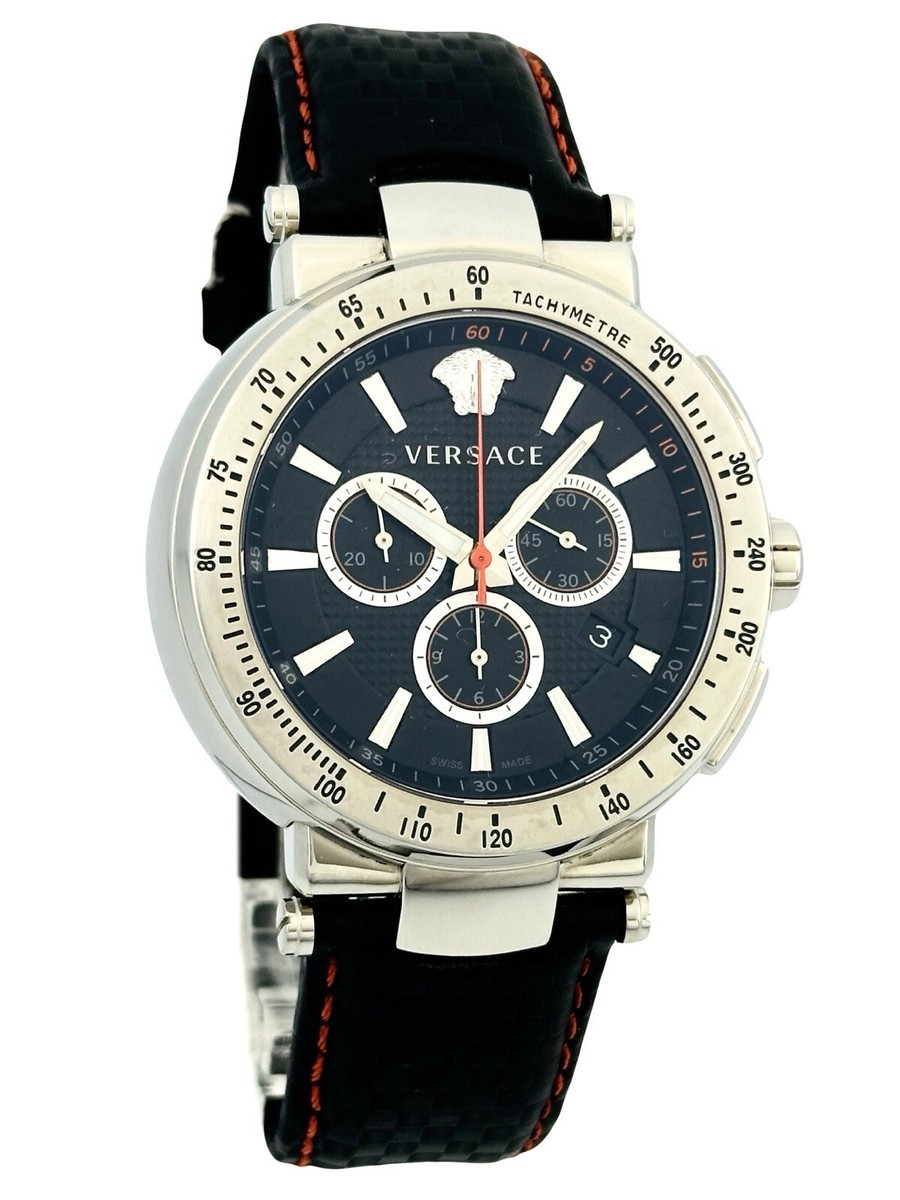 Versace Men's VFG040013 Mystique Sport 46mm Chronograph Versace Men's VFG040013 Mystique Sport 46mm Chronograph