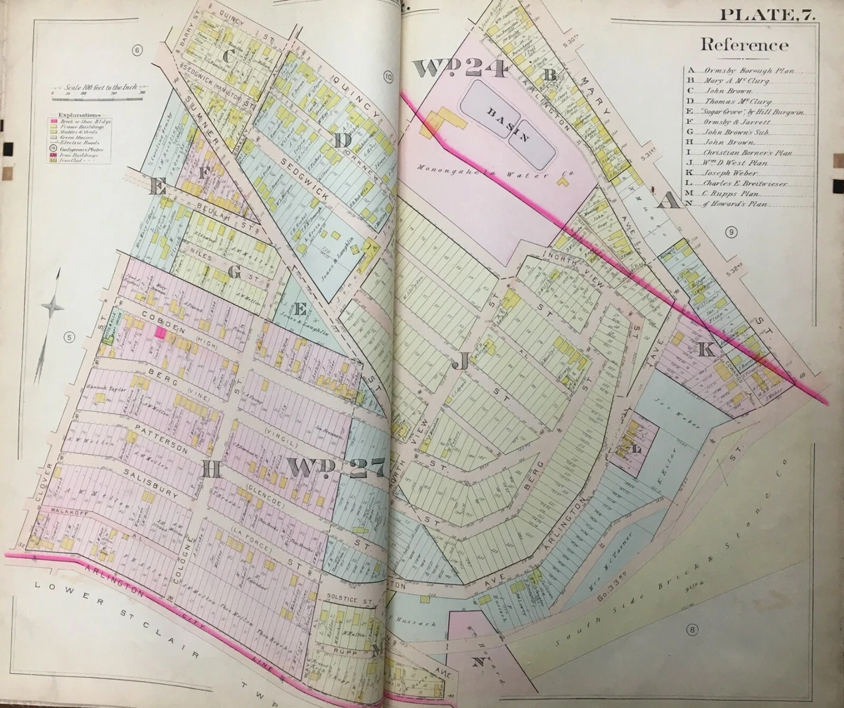 Map Of South Side Pittsburgh