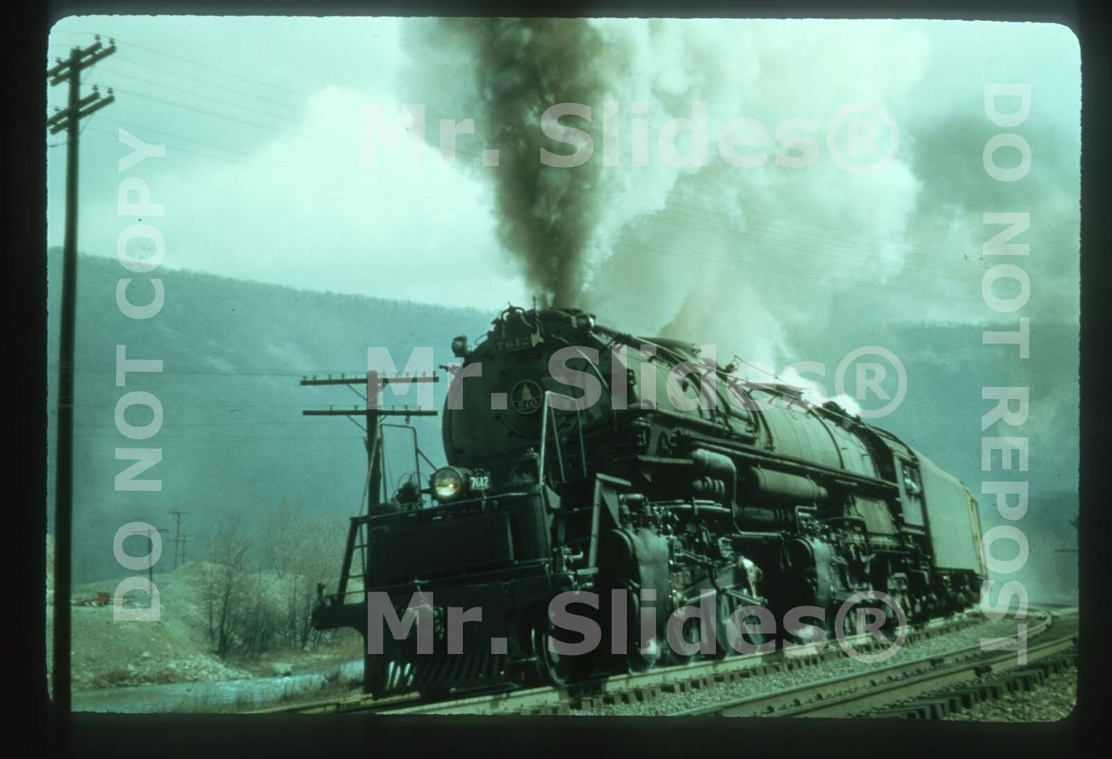 Duplicate Slide B&O Baltimore & Ohio EM1 2-8-8-4 7612 Action | eBay