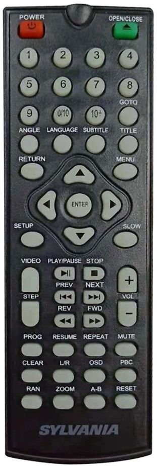 Sylvania DVD Player MP3 Playback/JPEG Black SDVD6656 Certified ...