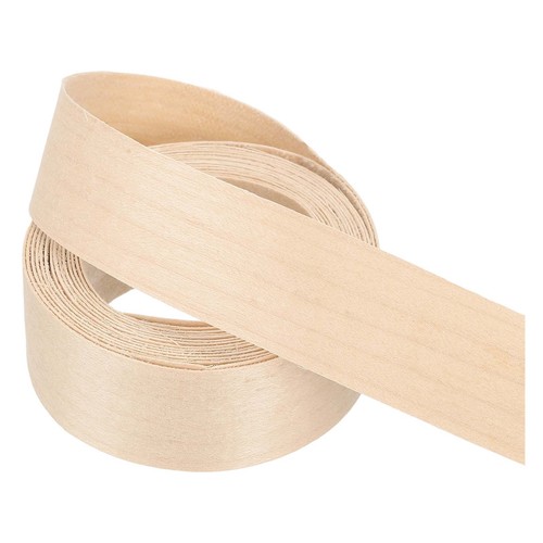 Maple Edge Banding, 1 in x 10 ft Wood Veneer Tape, Pre-glued Flexible ...