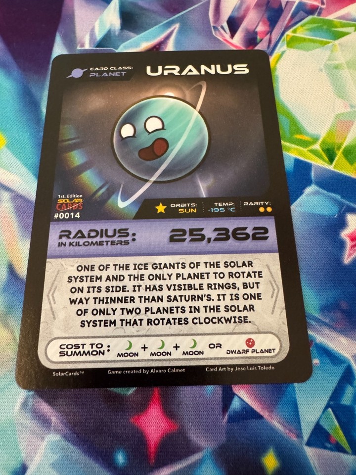 SolarCards SolarBalls 1st Edition Trading Card Game Kickstarter | eBay