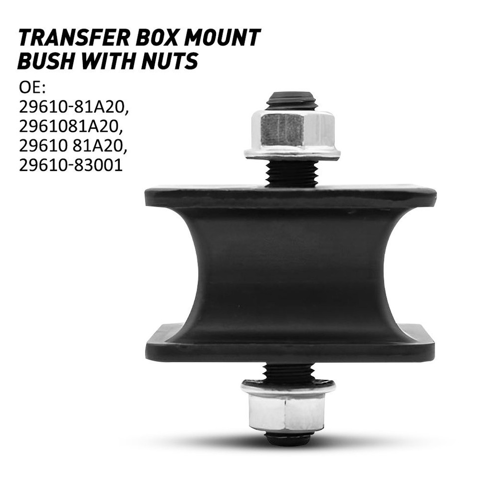 Rear Transfer Box Mount Mounting Bush ABS BLACK Fit Suzuki Jimny 29610 ...