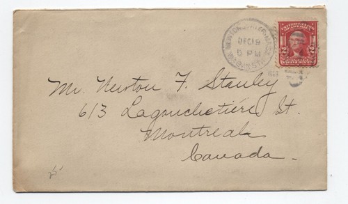 1903 Waban Station (Newton Center) MA duplex on cover [h.7429] | eBay