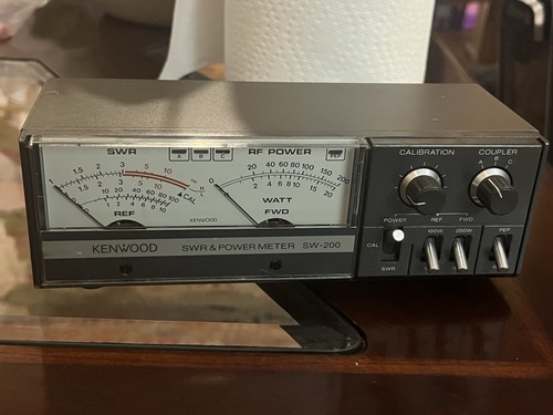 Kenwood SW-200 SWR & Power Meter Calibration Coupler Power SWR RF ...