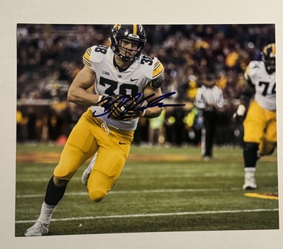 TJ HOCKENSON SIGNED 8x10 PHOTO IOWA HAWKEYES AUTOGRAPHED VERY RARE COA ...