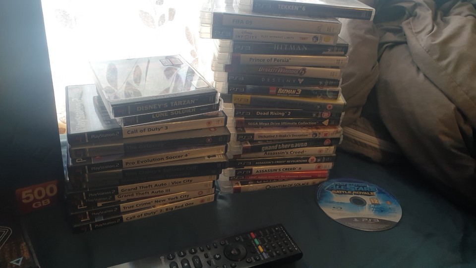 boxed ps3 500gb , xperia play ,handheld console ,entertainment system ...