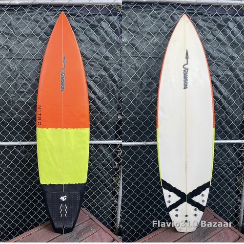 Used RAWSON SURFBOARDS Shortboard HC+ - 6'1 x 18 1/2 x 2 1/4 - 5 FCS ...