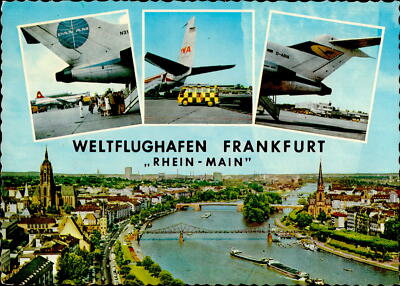 IMN03327 PAN AM TWA LUFTHANSA AIRPORT FRANKFURT AM MAIN DEUTSCHLAND ...