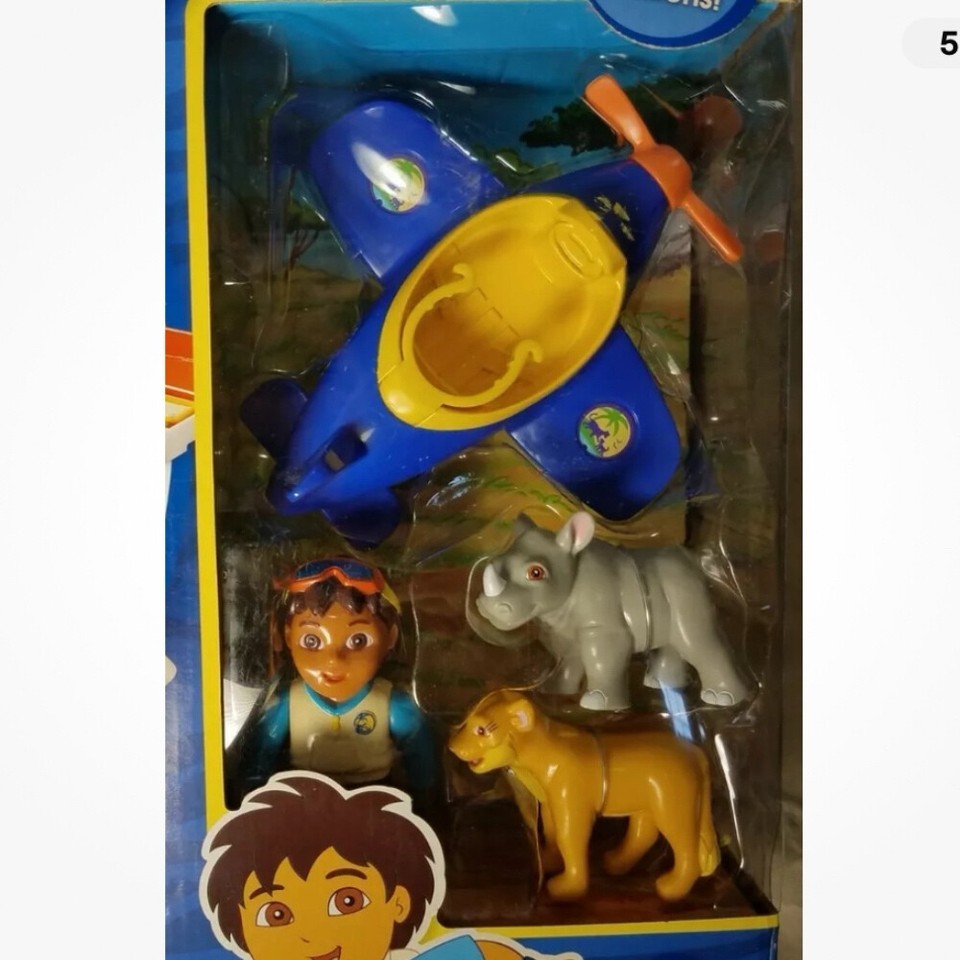 Go Diego Go Mobile Rescue Unit Safari Action Playset Fisher Price 2006 ...