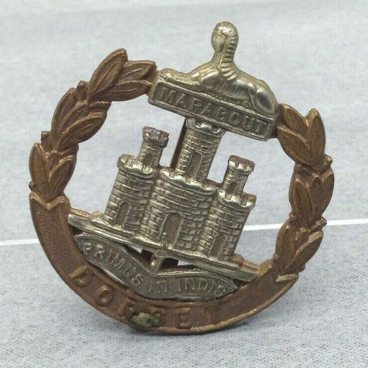 Vintage Old School Marabout Primus In India Dorset Military Cap Badge ...