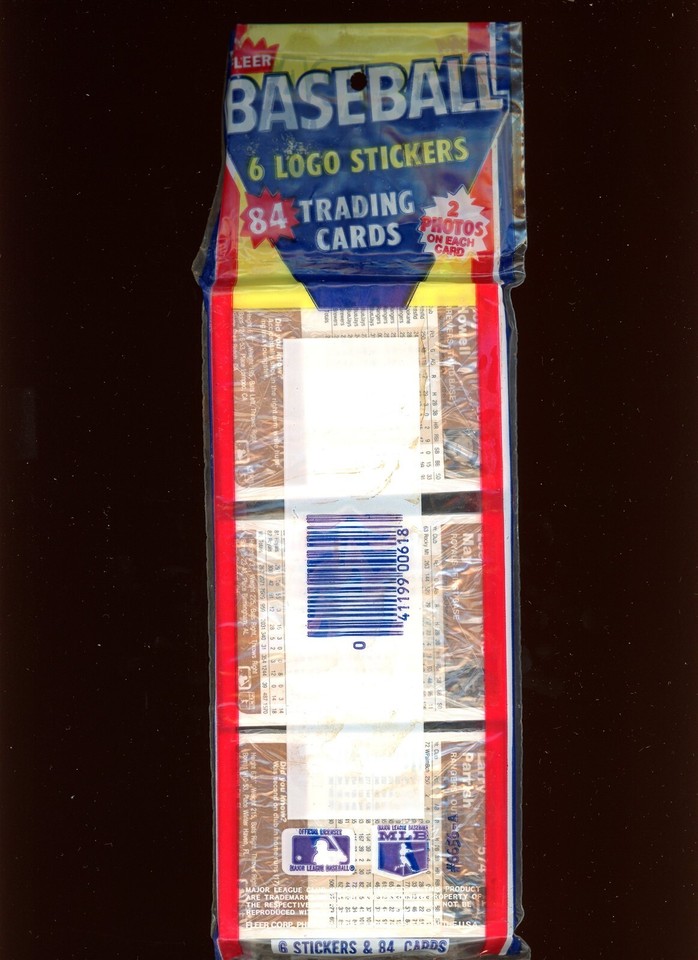1983 Fleer Baseball Unopened Rack Pack *d9 (residue on pack) | eBay