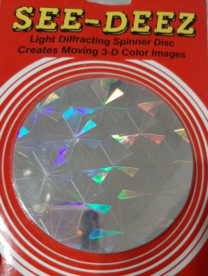 See-Deez Light Diffracting Spinner Disc (Vintage )RARE #7-Brand New ...