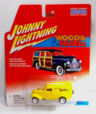 Johnny Lightning 2003 White Lightning CHASE Woody's & Panels 33 WILLYS ...