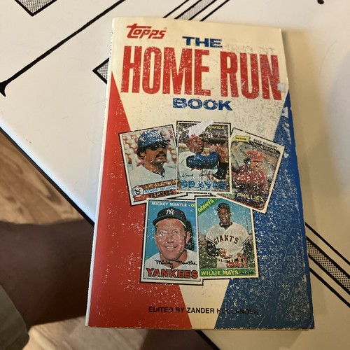 Vintage 1981 Topps The Home Run Book Zander Hollander Used | eBay