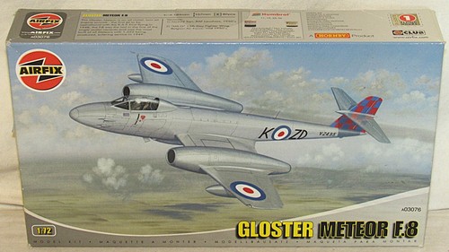 AirFix #03076 Gloster Meteor F.8 1:72 Scale Open Box - (PV) | eBay