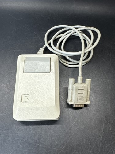 Vintage Apple Serial Mouse M0100 Macintosh Desktop Computer/ Untested ...