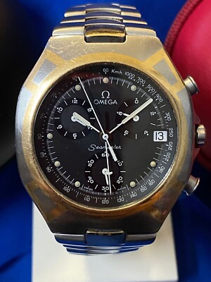 Omega Seamaster Polaris Chronograph Stahl / Gold #888 | eBay.de