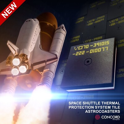SPACE SHUTTLE THERMAL PROTECTION SYSTEM TILES REPLICA ASTRO COASTERS ...
