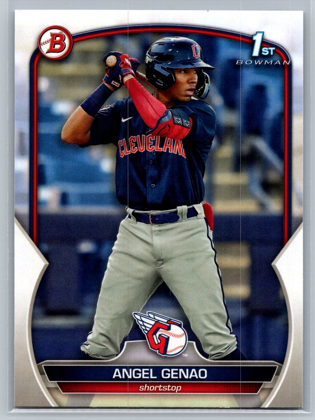 2023 Bowman Prospects Angel Genao #BP-140 Cleveland Guardians | eBay