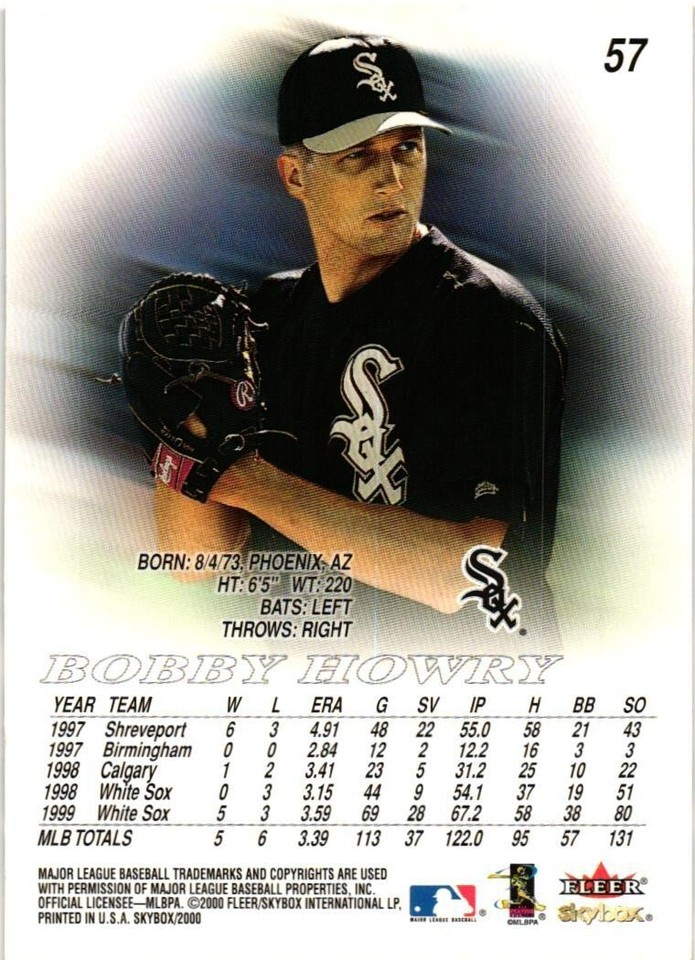 2000 SKYBOX PREMIUM BOBBY HOWRY #57 CARD $0.99 VALUE BOX | eBay