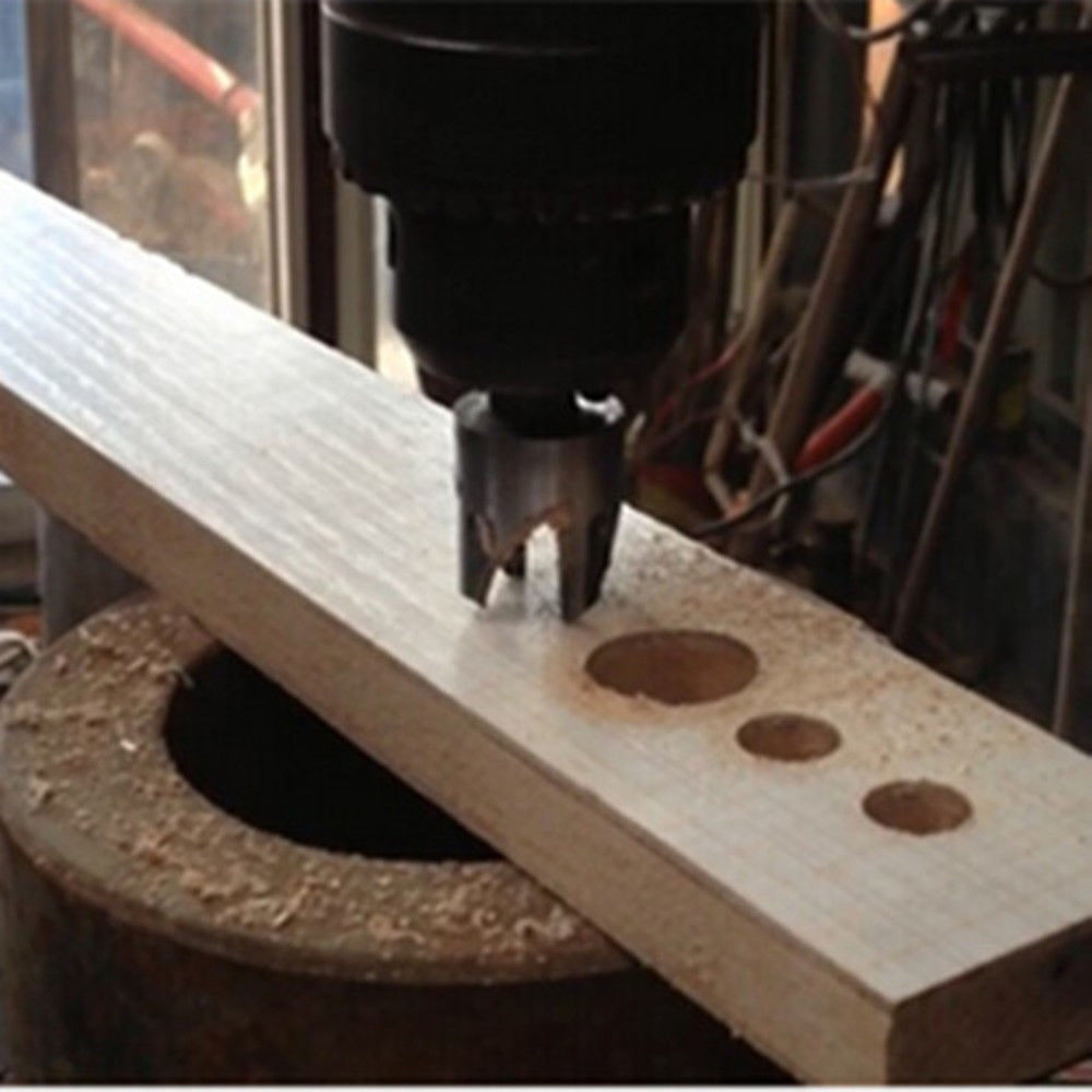 8 Pc Wood Plug Cutter / Cutting Set Dowel Maker Tool Shank Drill Bits ...