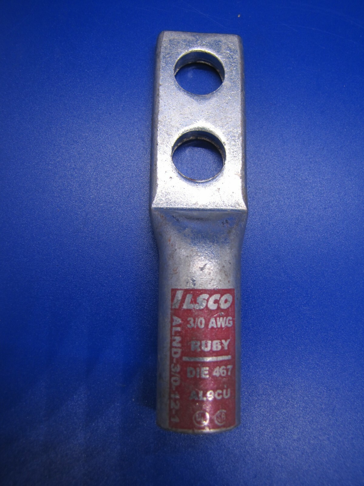 Ilsco Compression Lug ALND-3/0-12-1 3/0 AWG RUBY DIE 467 AL9CU | eBay
