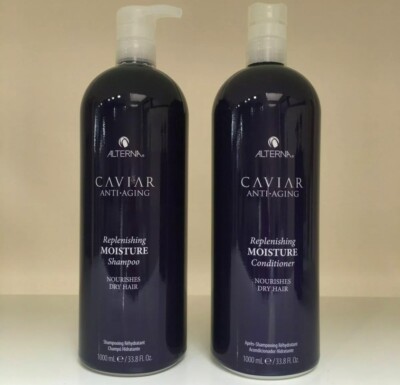 Alterna Caviar Replenishing Moisture Liter Duo Shampoo, Conditioner, 33 ...
