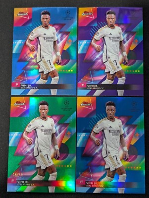 23-24 Finest Vini Jr Numbered Lot /99, /150, /275, /299 4 cards Real ...