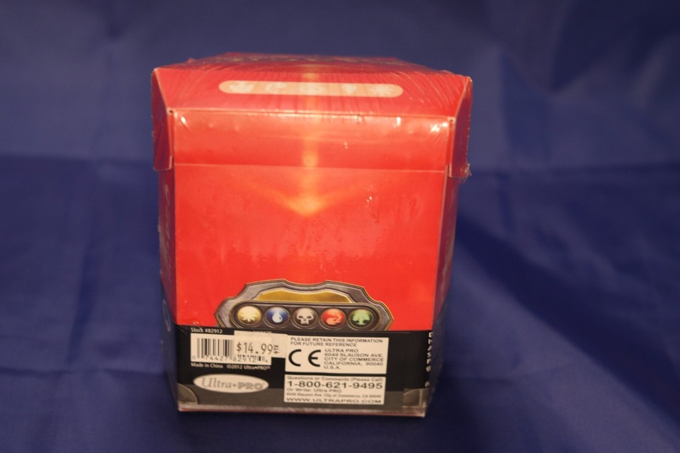Pro Hex Commander Red Deck Box for Magic - Ultra Pro Deck Boxes ...
