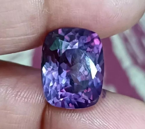 NATURAL Ceylon Loose GEMSTONE 8.45Ct Bi-Color Sapphire Cushion Cut | eBay