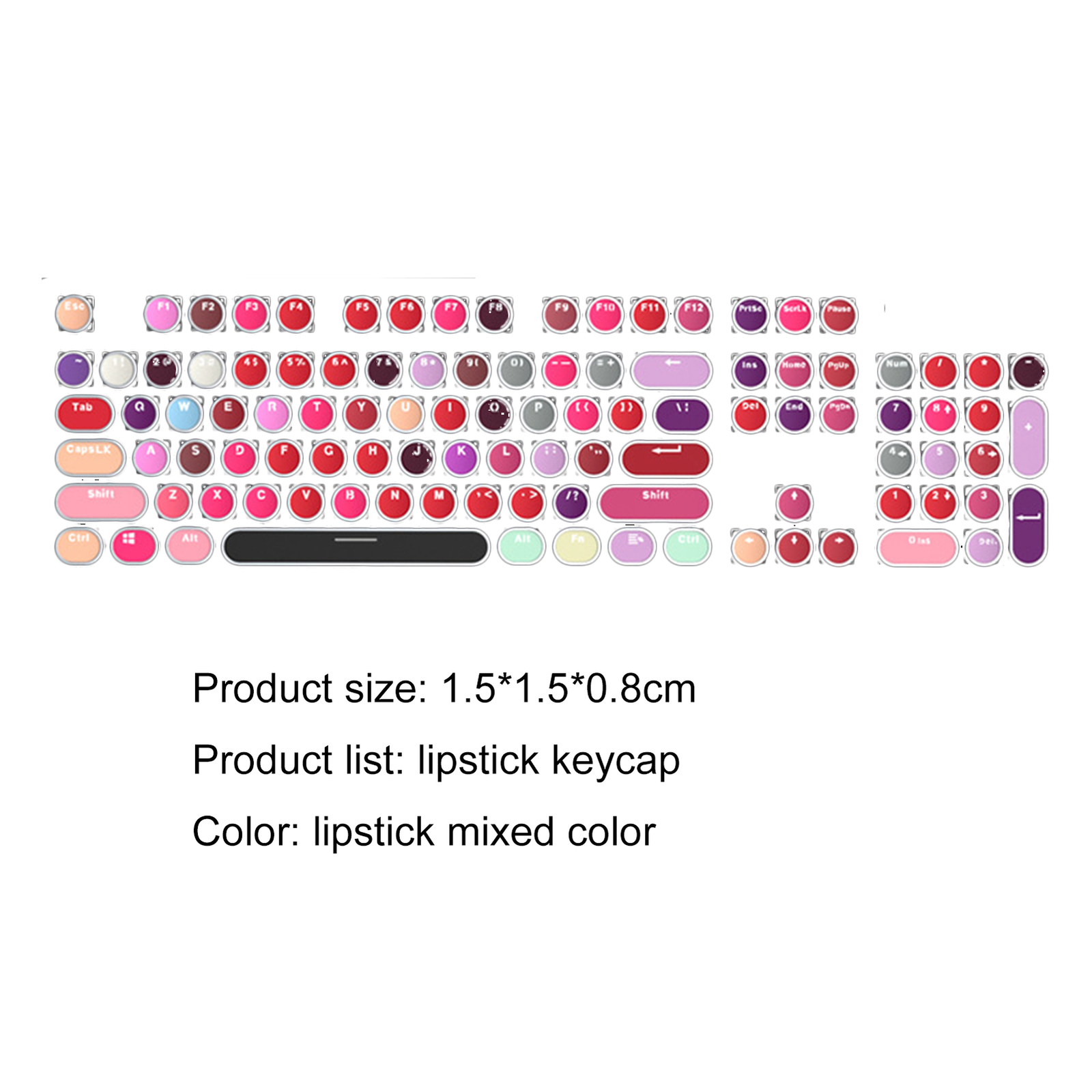 104-Key Computer Keycaps Puller Mechanical Keyboard Replacement Key ...