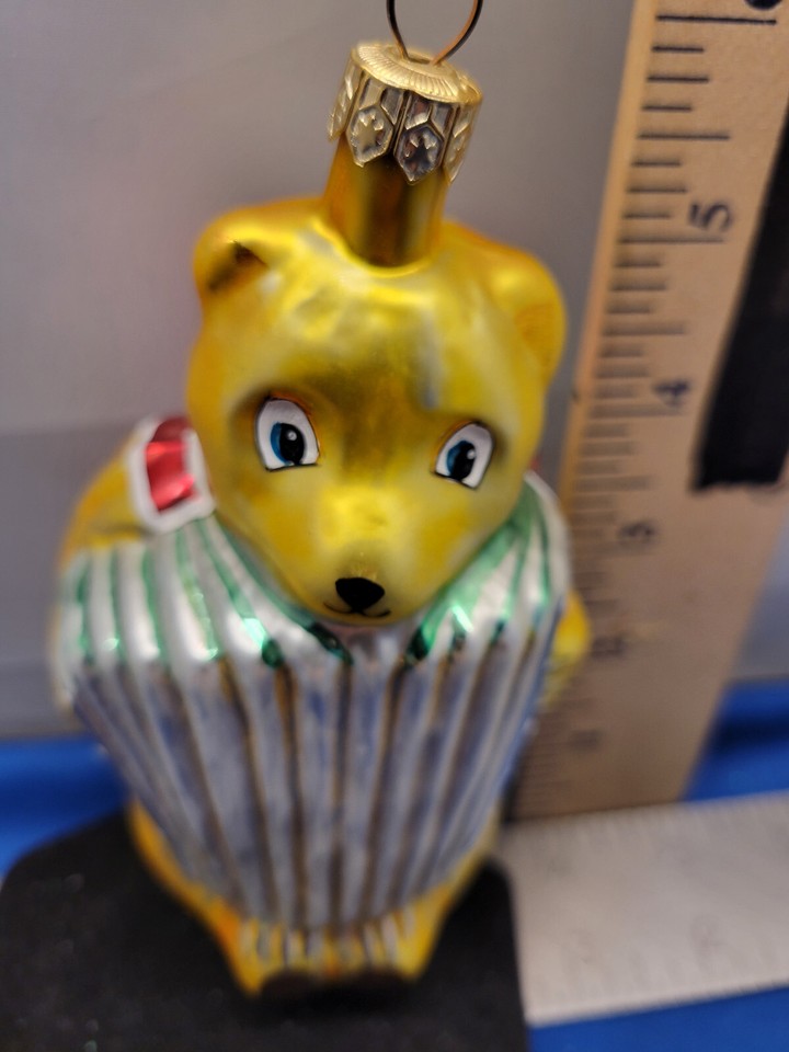 Teddy Bear Ornament "Gypsy Bear" Radko Glass Rare Retired 94-908 R23 | eBay