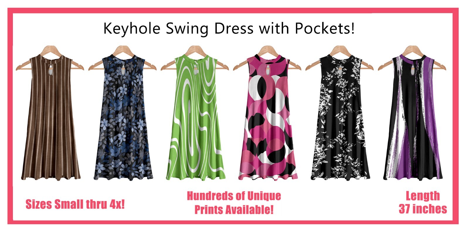 Bon Apple Tea Women's Keyhole Pocket Swing Dress | eBay