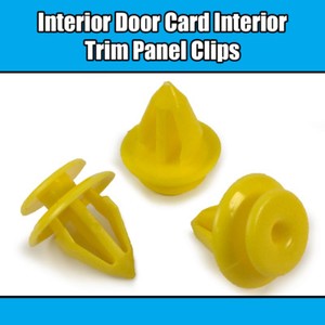 10x CLIPS For FORD KA FOCUS FIESTA GALAXY INTERIOR DOOR TRIM PANEL CARD ...