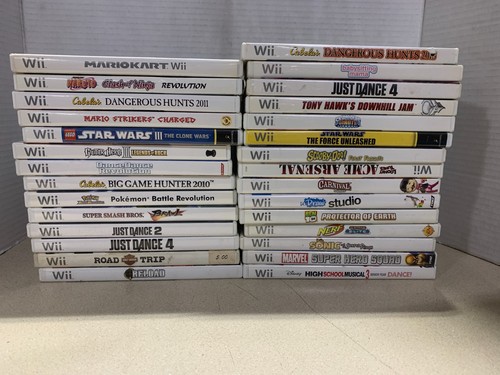 Wii EMPTY Video Game Cases Lot Mario, Pokémon, Luigi's Mansion | eBay