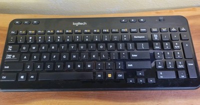Logitech K360 Wireless Keyboard Unifying USB Receiver Included Tested ...