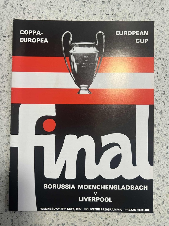 EUROPEAN CUP FINAL PROGRAMMES TO 1992 - VARIOUS PRICES - CHOOSE FROM ...