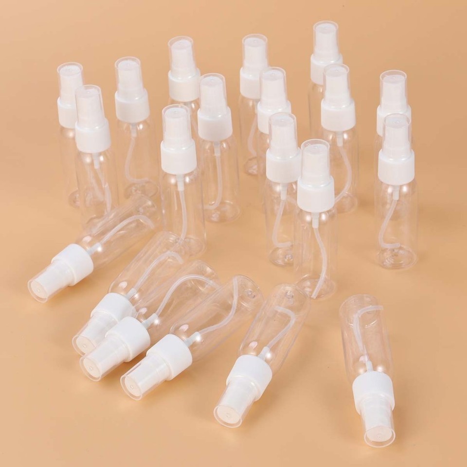 20pcs Mini Plastic Small Empty Spray Bottle for Make Up and Skin Care ...
