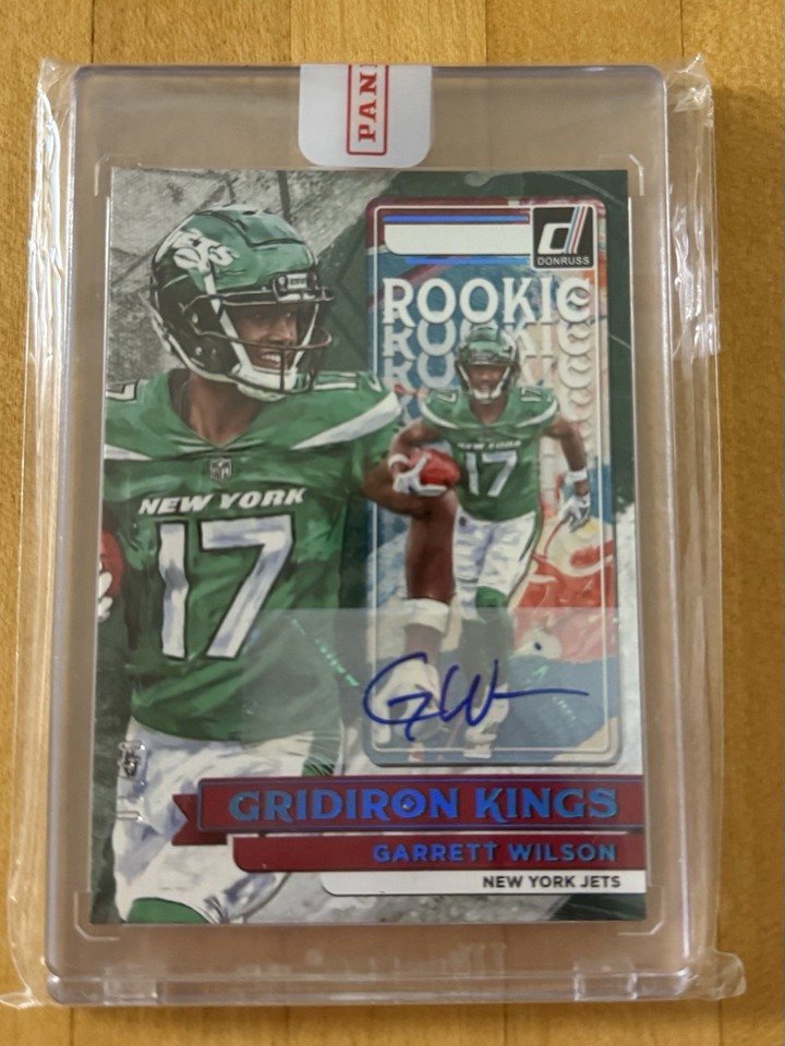 Garrett Wilson RC Lot!!! 12 Cards - All RC!! PSA 10’s + #’d RC auto NY ...