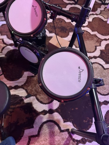 Donner DED-400 Electric Drum Set W/ 20 Watt Amplifier Adult Owned MINT ...