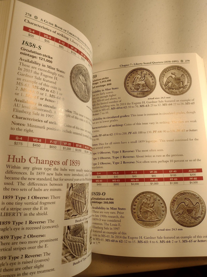 A Guide Book of Liberty Seated Silver Coins by Q David Bowers 2nd ed ...
