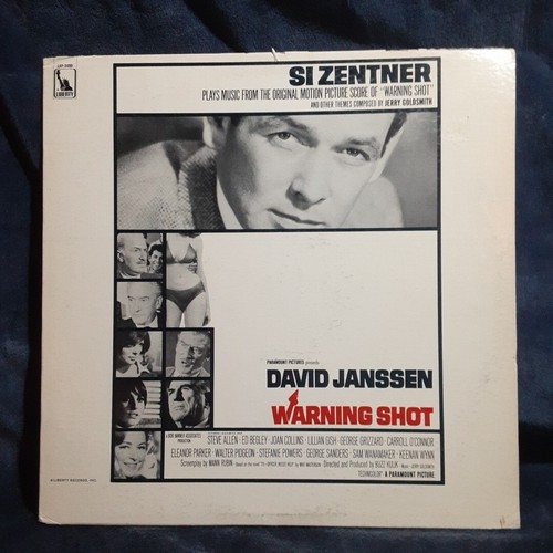WARNING SHOT MOVIE SOUNDTRACK SI ZENTNER CRIME JAZZ LP LIBERTY LRP 3498 ...