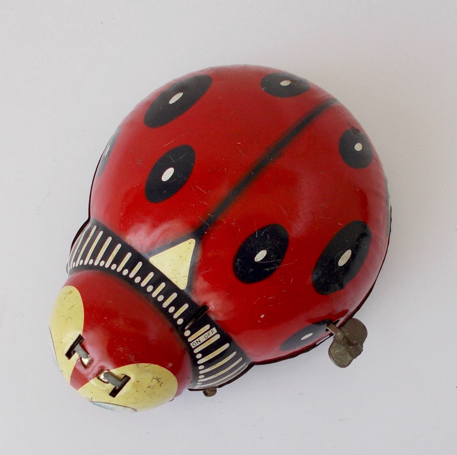 Vintage Tin Wind-Up Lady Bug Toy by Frankonia~~Made in Japan HAJI | eBay