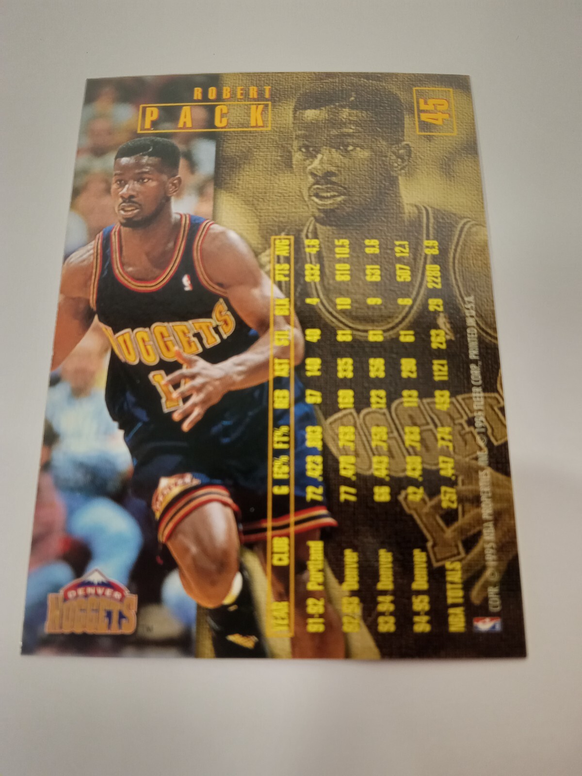1995-96+Fleer+-+%2345+Robert+Pack for sale online | eBay