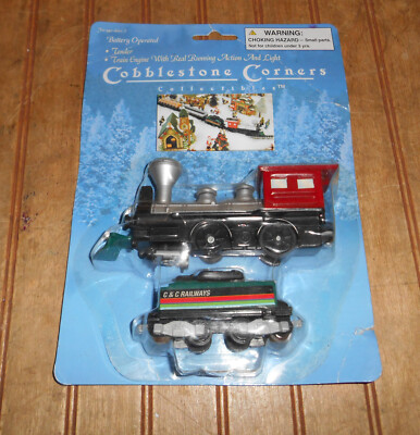 NIB Windham Heights Cobblestone Corners • Tender • Train Engine Battery ...