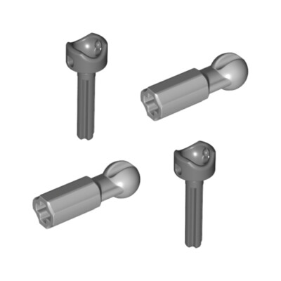 Lego Technic Bricks 4x CV Cardan Cup Ball Joints (2 Pairs) Connectors ...