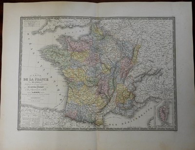 Pre-1900 - Map Of France In Provinces