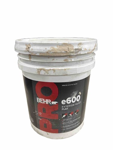 BEHR PRO e600 Exterior Paint Flat PR610 White Base, 4.84 Gallon | eBay